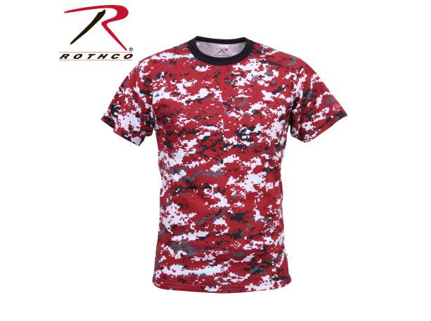 Red Camouflage Clothing