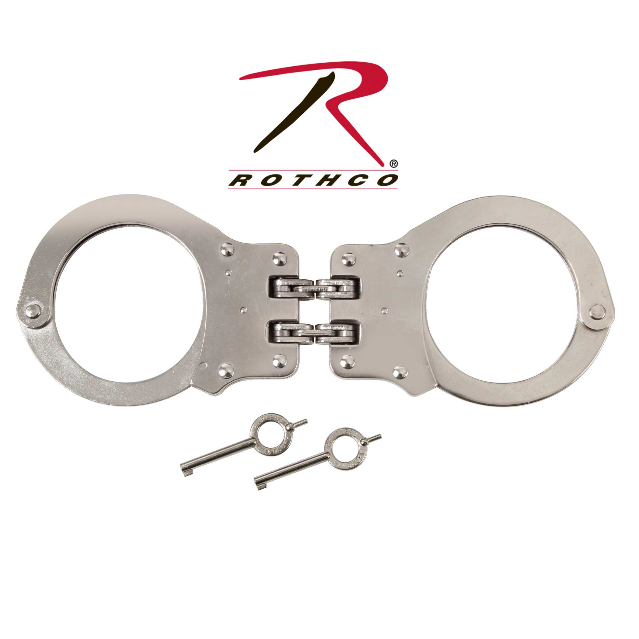 Peerless Hinged Handcuffs - Nickel Peerless Hinged Handcuffs - Nickel