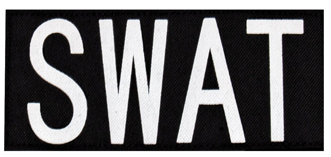 Rothco SWAT Patch With Hook Back