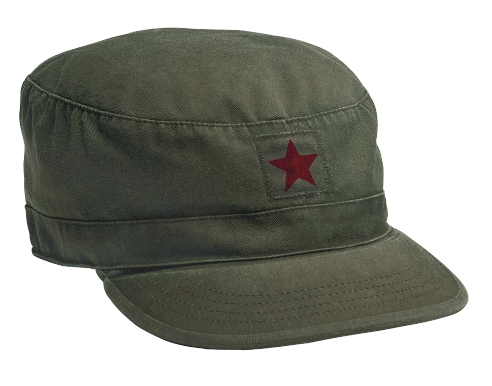 Rothco Vintage Fatigue Cap with Red Star
