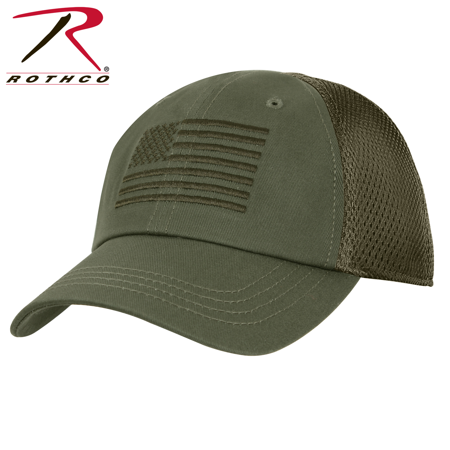 Rothco Multicam Tactical Mesh Back Cap Embroidered US Flag