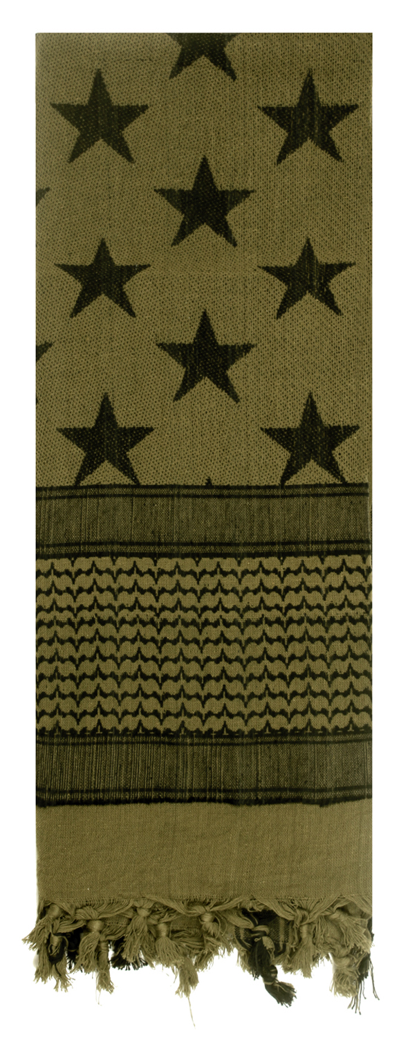 Rothco Stars and Stripes US Flag Shemagh Tactical Desert Keffiyeh Scarf