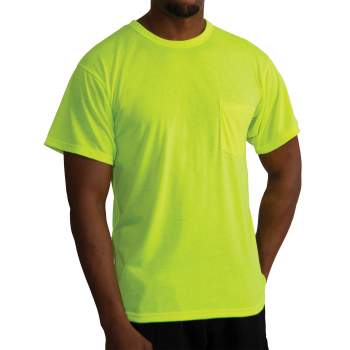 Safety Yellow Shirt With Pocket