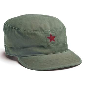 Rothco Vintage Fatigue Cap with Red Star