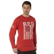 Rothco R.E.D. (Remember Everyone Deployed) T-Shirt with Solid Blue Bag