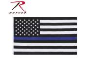 Rothco PVC Thin Blue Line Flag Patch