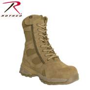 Rothco 8 Inch Forced Entry Tactical Boot With Side Zipper & Composite Toe