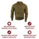 Rothco Quarter Zip Commando Sweater