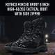 Rothco Forced Entry High-Gloss Tactical Boot with Side Zipper - 8 Inch
