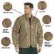 Rothco Conceal Carry Quilted Woobie Jacket